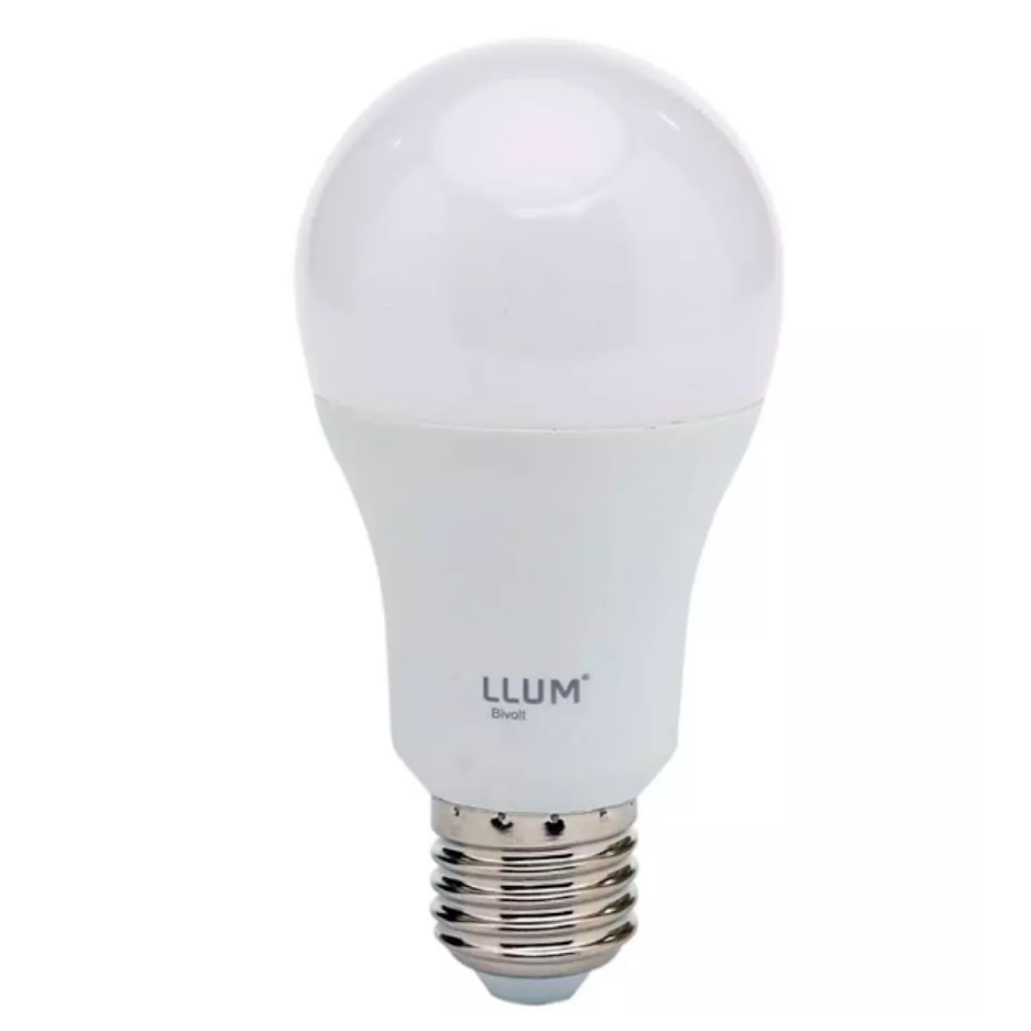 LAMPADA BULBO LED A60 9W 800LM BIVOLT 3000K E-27 BRANCO QUENTE | MadeiraMadeira