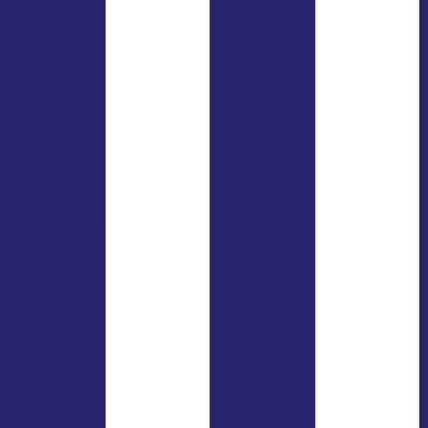 Papel de Parede Adesivo Listrado Vertical em Azul e Branco - SSLI-097 ...