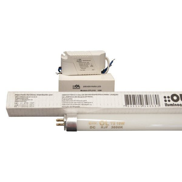 Tubo LED T5 de Vidro 10W 3000K Multivolt + DRIVER - TL510V3DTL510 ...