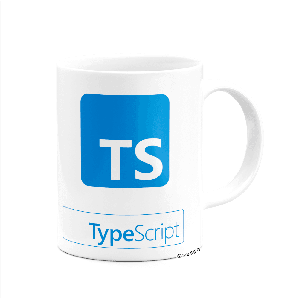 Caneca Dev B-light - Typescript - Branca | MadeiraMadeira