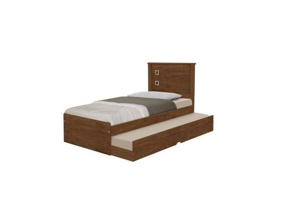 Cama Barcelona Solteiro Com Auxiliar Mel II – Tebarrot Móveis ...