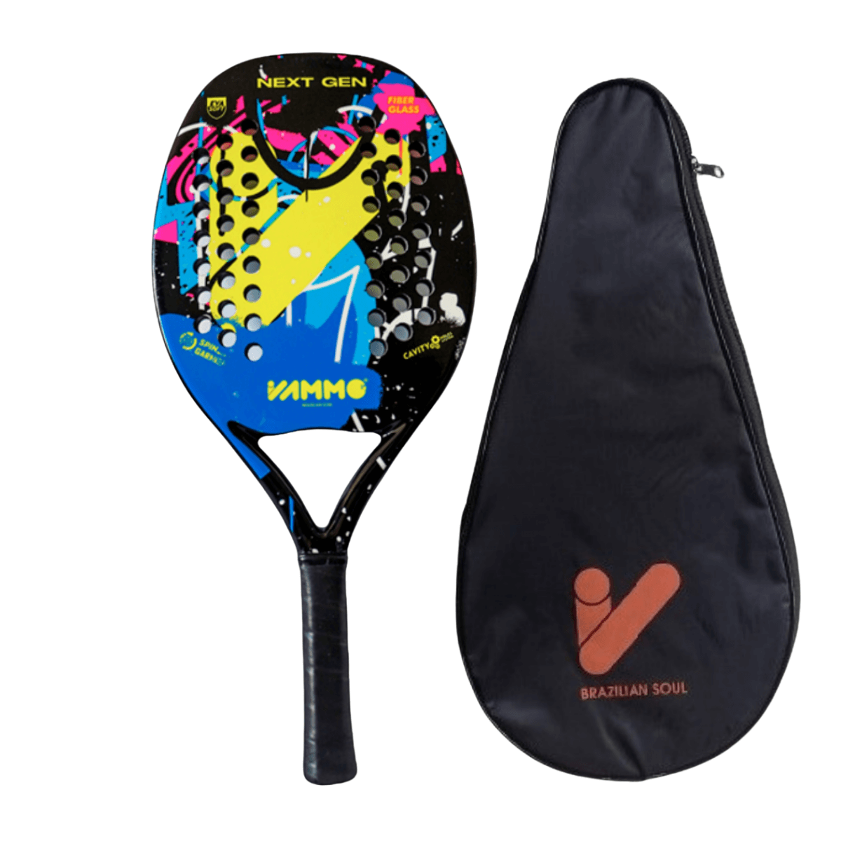 Raquete De Beach Tennis Vammo Next Gen Azul | MadeiraMadeira