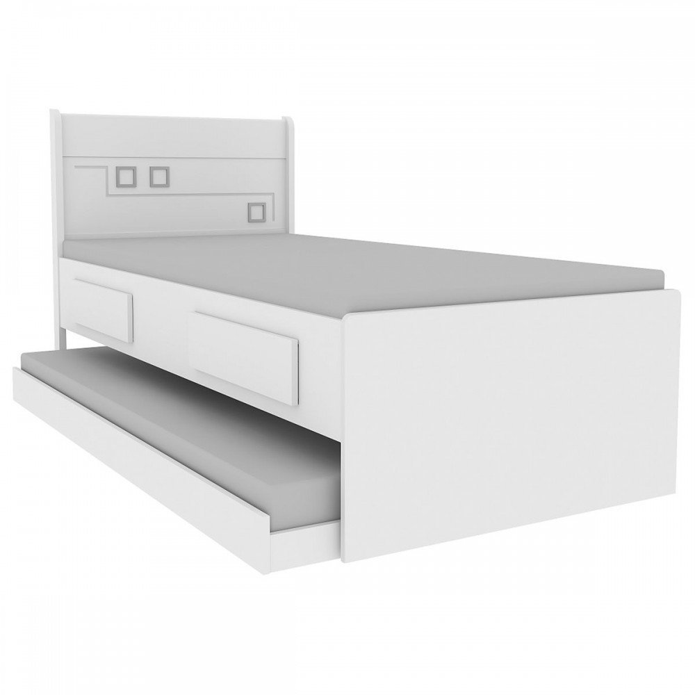 Cama Infantil Bibox 2 Gavetas Neve 1059 - Tcil Móveis | MadeiraMadeira