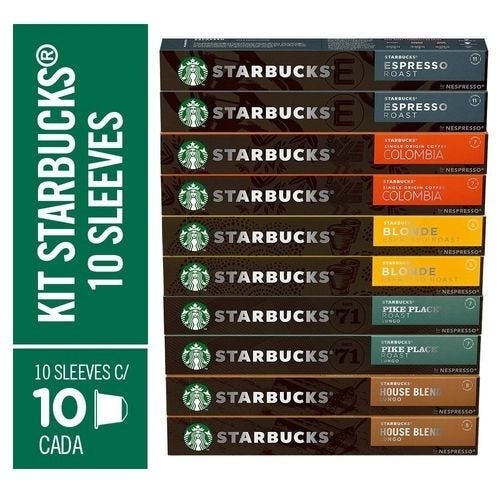 Combo Starbucks Nespresso Cafés 100 Unidades | MadeiraMadeira