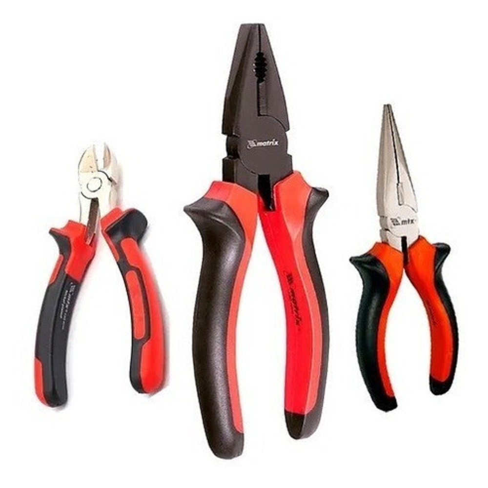 KIT ALICATES UNIVERSAL BICO E CORTE NIQUELADO MTX | MadeiraMadeira