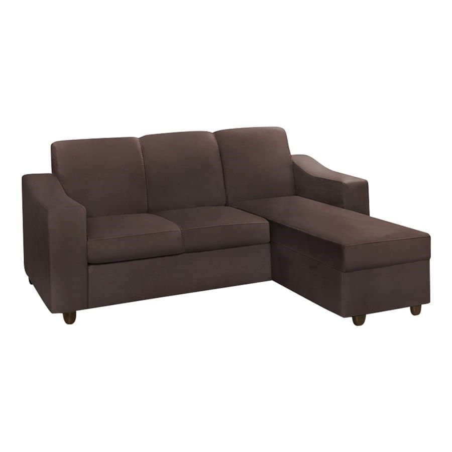 Sofá com Chaise Cardeal 2 Lugares TB 1314 Attraktiva | MadeiraMadeira