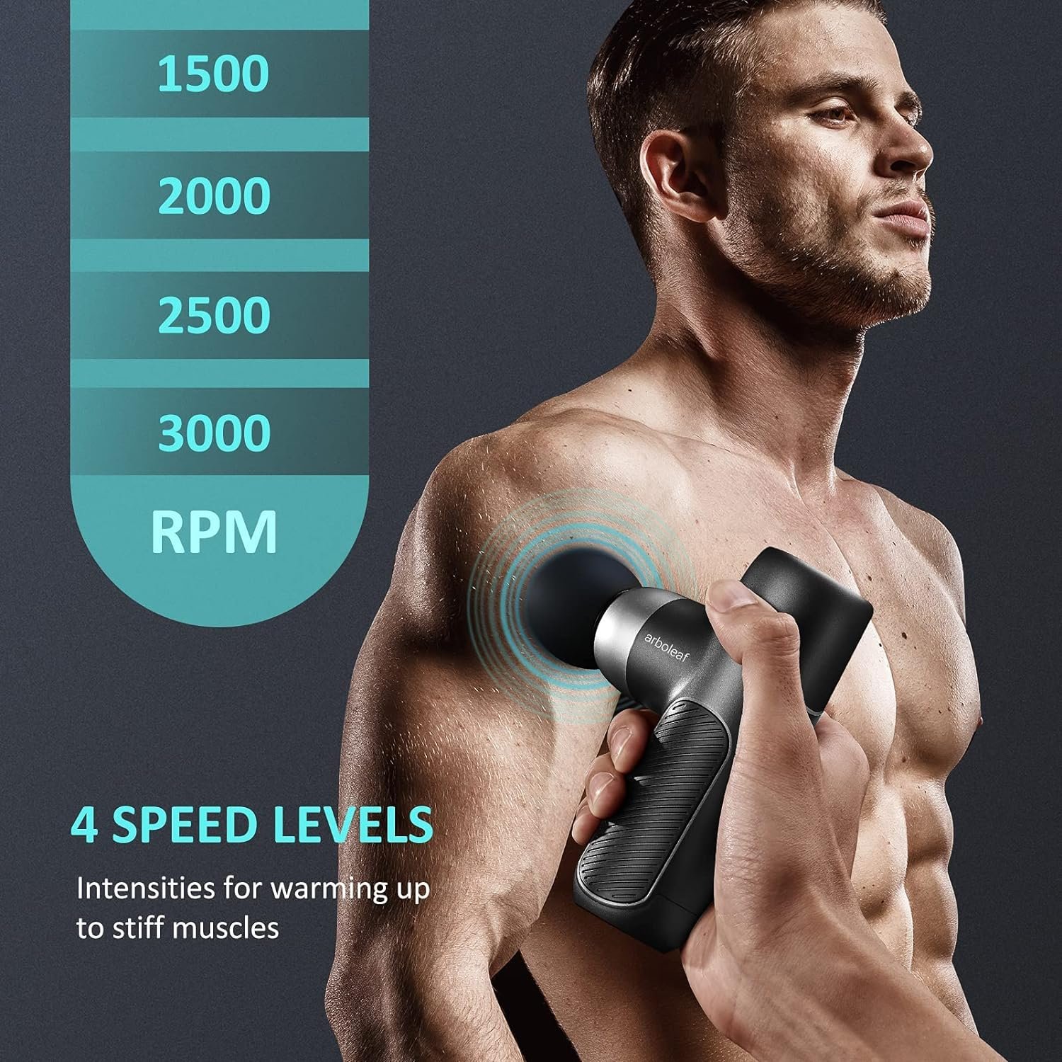 Arboleaf Mini Pistola de Massagem Profunda ‎j2 | MadeiraMadeira