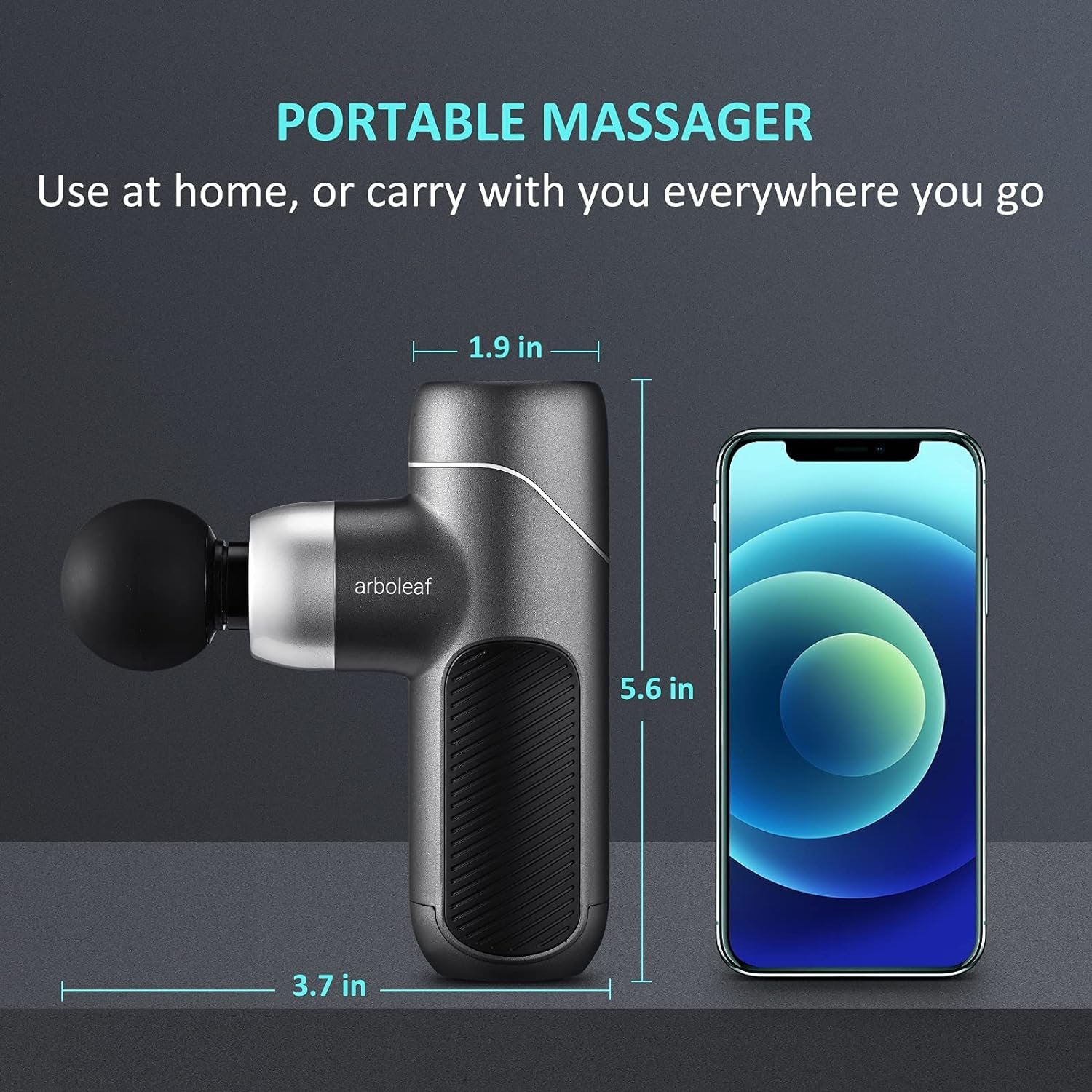 Arboleaf Mini Pistola de Massagem Profunda ‎j2 | MadeiraMadeira