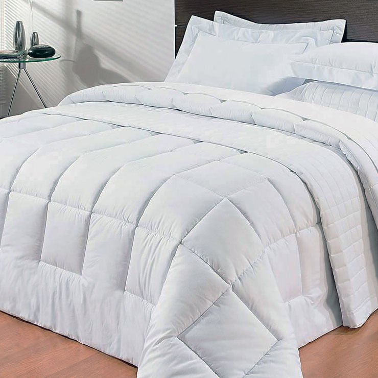 EDREDOM PRATIC KING BRANCO | MadeiraMadeira