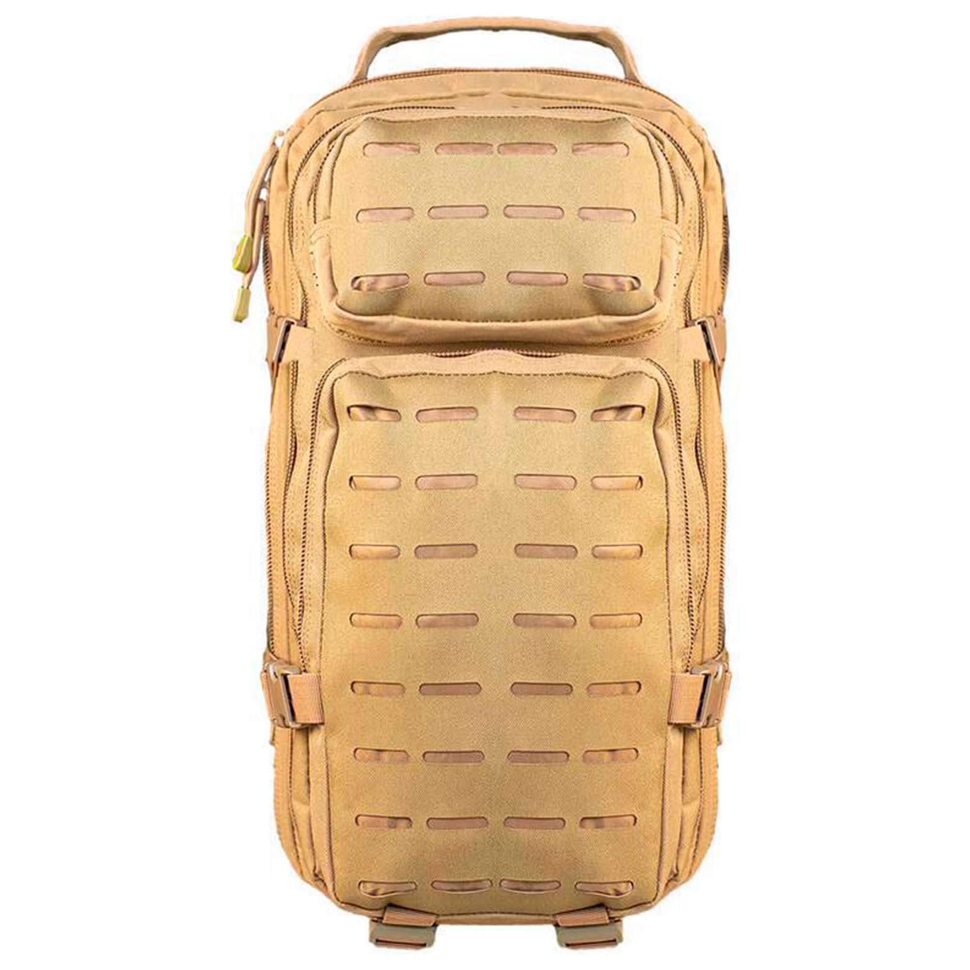 Mochila Tática Modular Laser Cut Molle Us Assault - Marrom | MadeiraMadeira