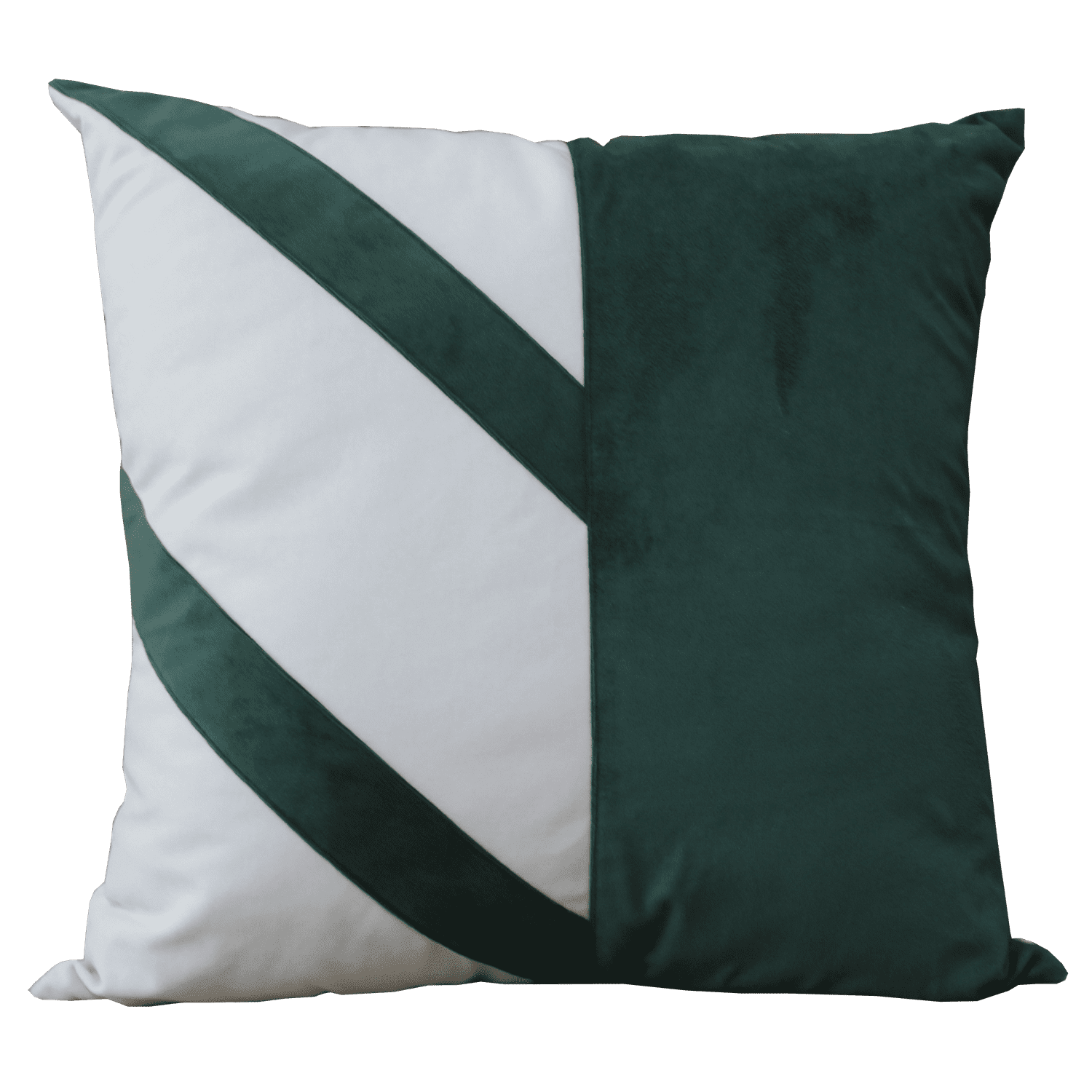 Almofada Decortextil Veludo Recortes 52X52 cm Casa Fraga | MadeiraMadeira