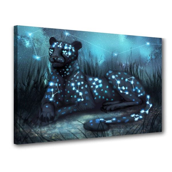 Quadro Decorativo Pantera Negra P268 | MadeiraMadeira