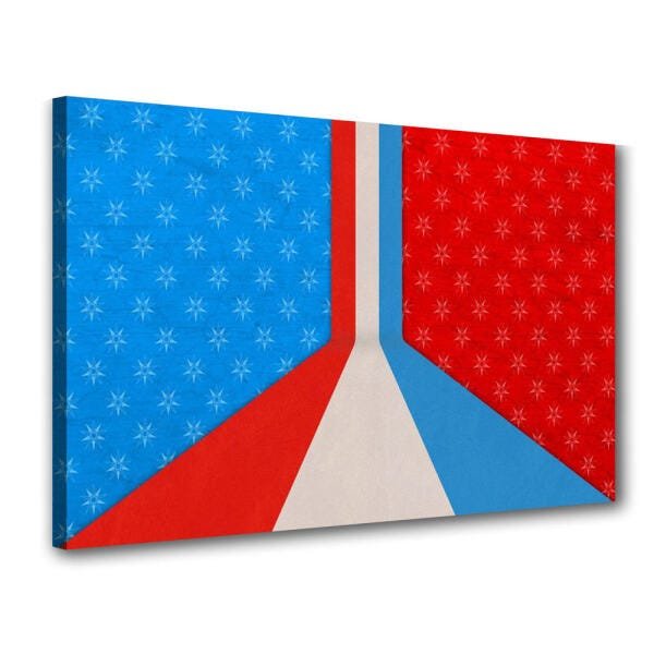 Quadro Decorativo Abstrato Ondas P154 | MadeiraMadeira