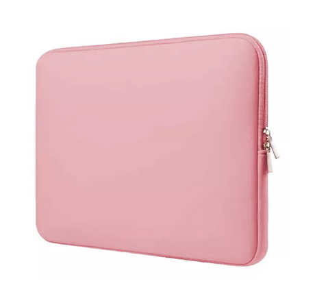 Capa Case Pasta Maleta Notebook Neoprene 15.6/14/13.3/12/11 rosa bebê ...