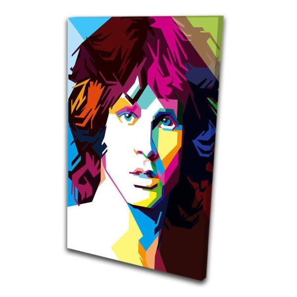 Quadro De Banda Famosa Jim Morrison The Doors | MadeiraMadeira