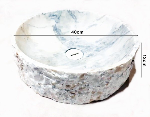 Cuba Rustica Lux Branco Matarazzo 40x40x12 - MONOLITICA | MadeiraMadeira