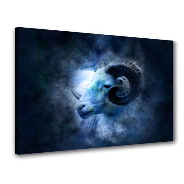 Quadro Decorativo Bode Da Sorte P203 | MadeiraMadeira