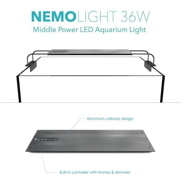 Luminária Led Nemo Light Plantado 36w Garantia De 1 Ano | MadeiraMadeira