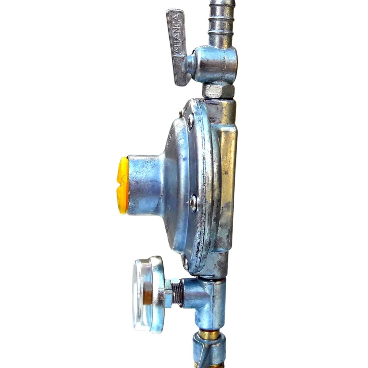 Regulador 506 visor Gas Aliança 2kg/h Mangueira dako 3 mts | MadeiraMadeira