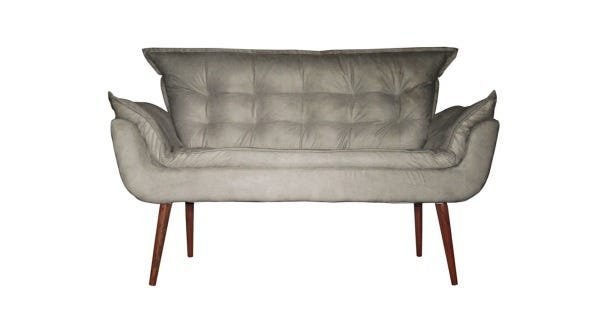 Sofá Namoradeira Opalla Capuccino | MadeiraMadeira