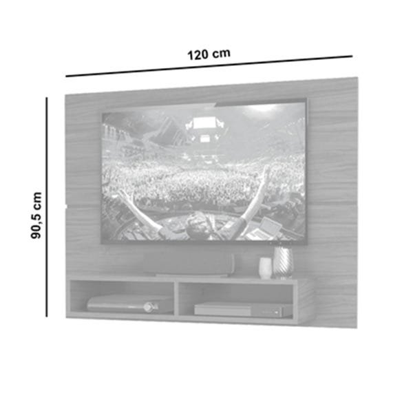 Painel para TV até 49 Polegadas New Slim Jacarandá | MadeiraMadeira