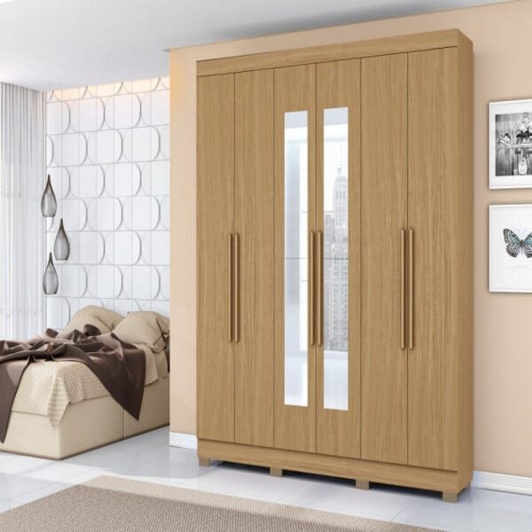 Guarda-Roupa com Espelho 0231 (999) | MadeiraMadeira