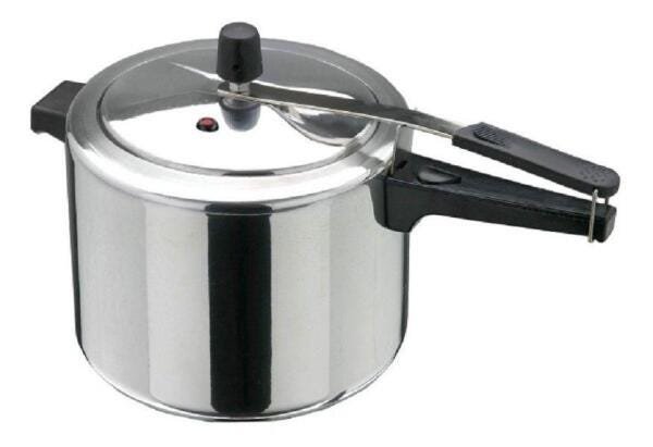 Panela de Pressão Alumínio Polido 10L - Alumínio São Jorge | MadeiraMadeira