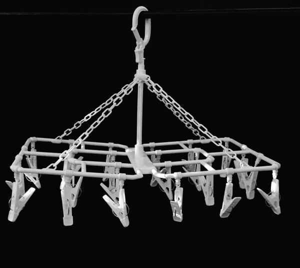 Mini-Varal Iii com 24 Prendedores - Branco | MadeiraMadeira