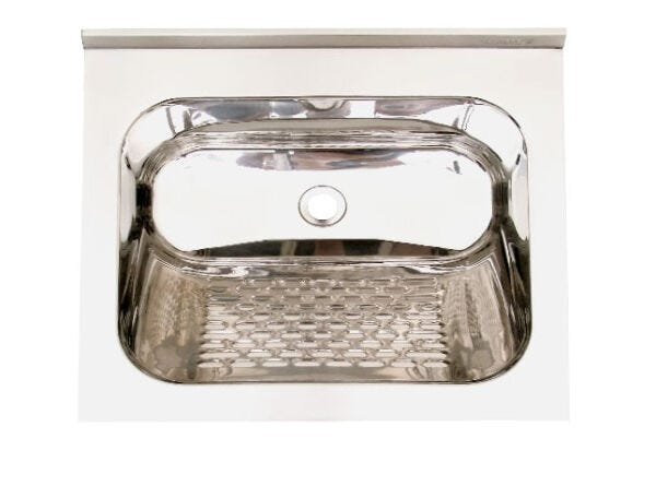 Tanque em Inox Simples 60x55x23cm Fabrinox | MadeiraMadeira