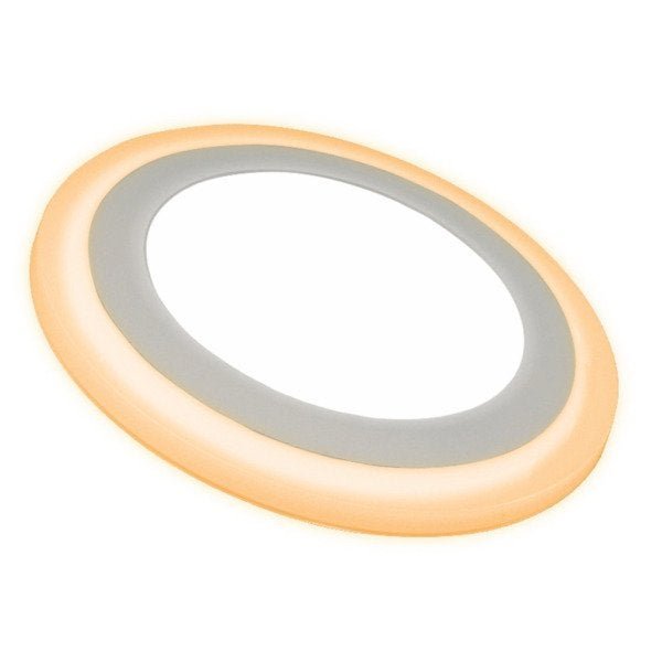 Painel LED Dual Color Redondo Embutir 6W | MadeiraMadeira