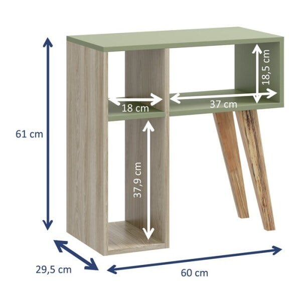 Nicho Aparador Leaves 1001 Aveiro Verde Be Mobiliario | MadeiraMadeira