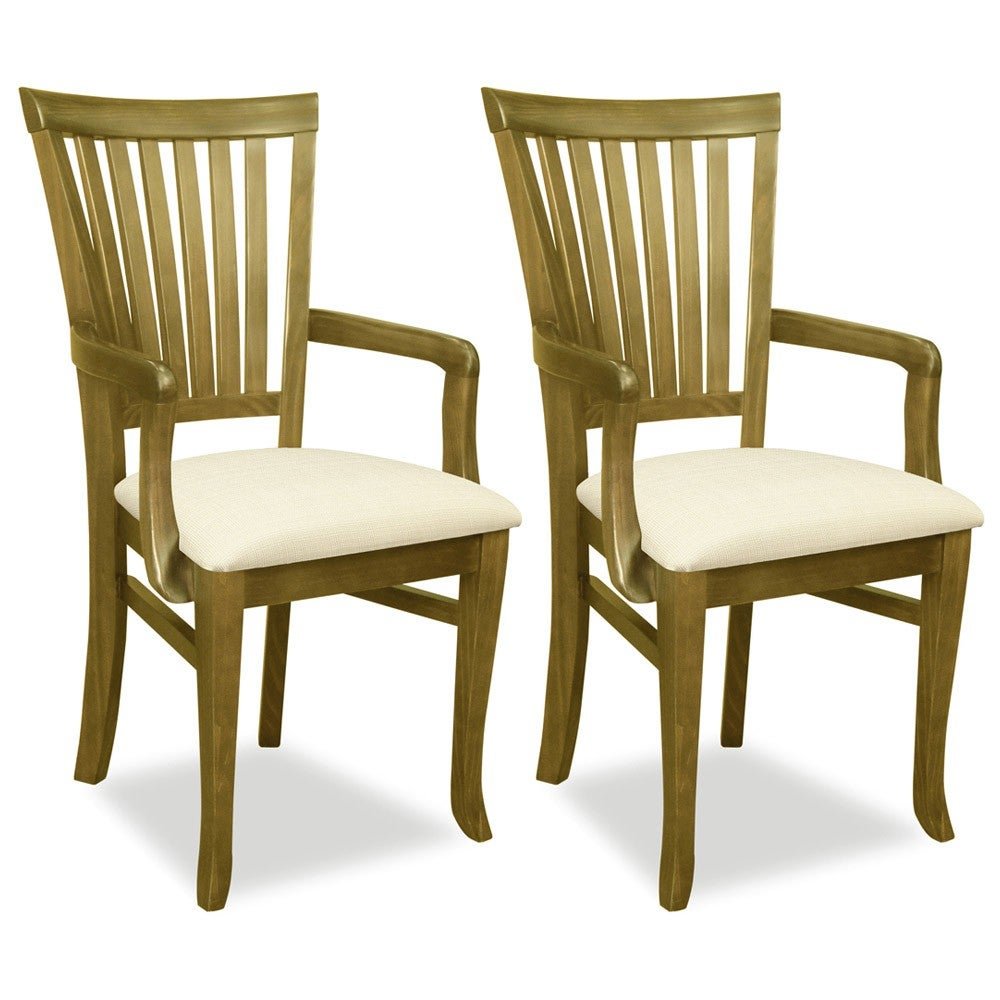 Kit 2 Cadeiras para Sala de Jantar Cozinha Vitte com Braços Oregon ...