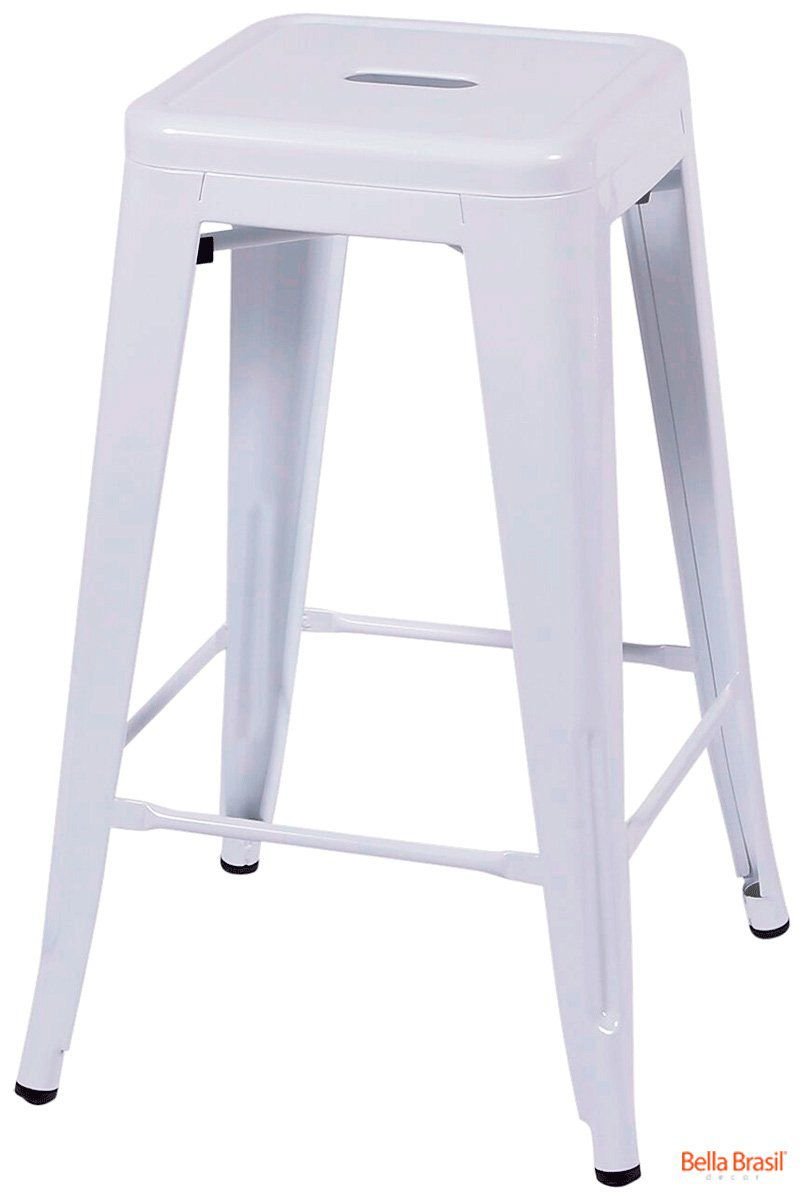 Banqueta Tolix Francesinha 65CM em Aço com Pintura Epóxi - Várias Cores ...