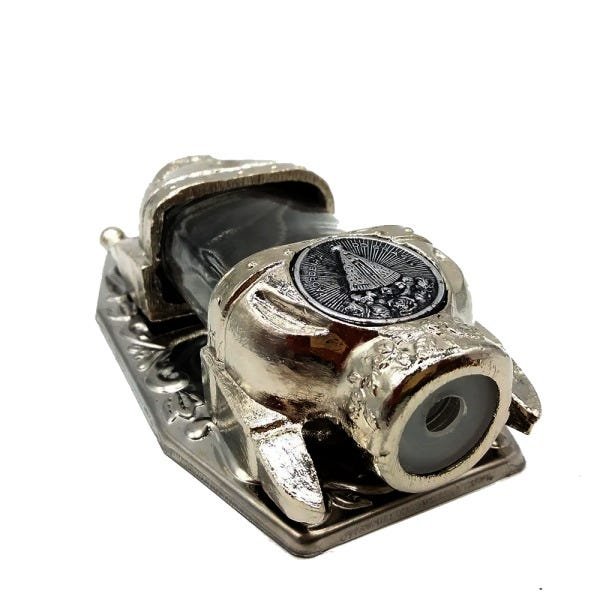 Pia Para Água Benta dourada Com Frasco De 50 Ml para parede ...