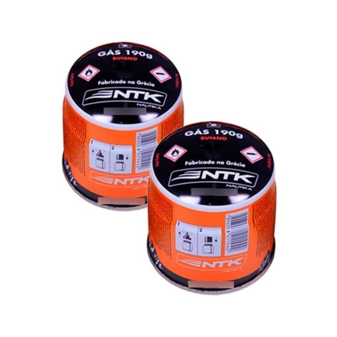 Gás Butano Nautika 190G - Para Fogareiro Kit Com 02Un | MadeiraMadeira