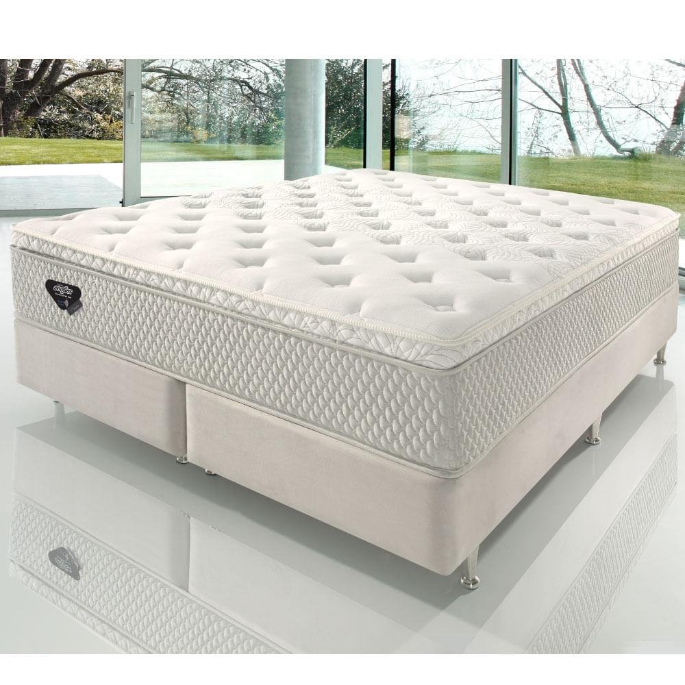 Cama Box King Size Paradise Molas Ensacadas 193x203x72cm - C ...