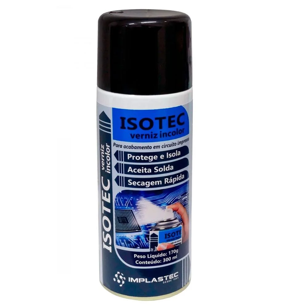 Verniz Protetivo Isotec Aerosol - 900ml - Secagem Rápida | MadeiraMadeira