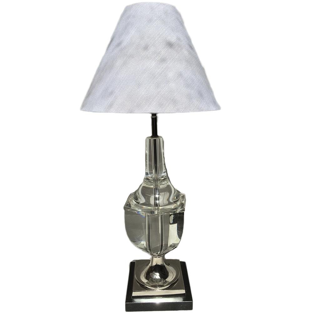 Abajur Moderno Estrutura Em Cristal | MadeiraMadeira