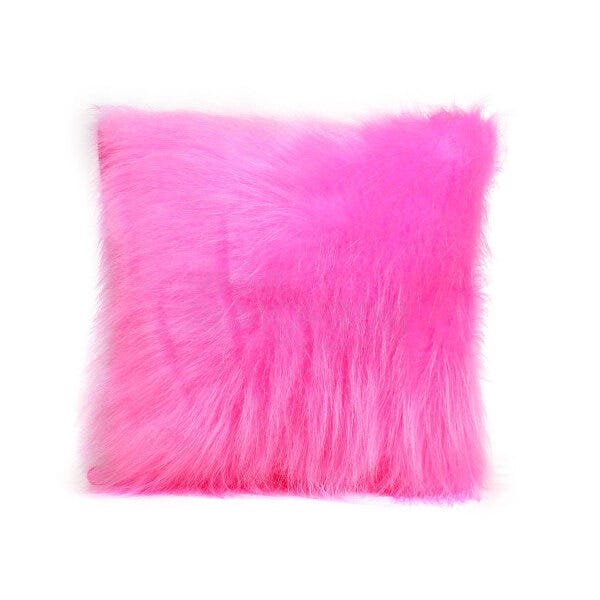 Almofada Rosa Kit 2 Unidades Pelo Alto Longo 45cm com Refil de Silicone ...