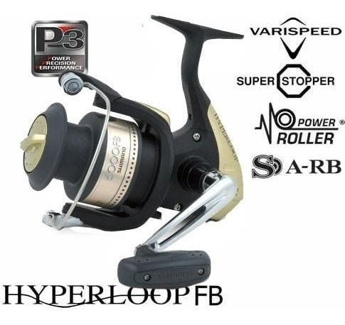 Molinete Shimano Hyperloop 4000 Fb / Drag 6 Kg / 1 Rol - Preto | MadeiraMadeira
