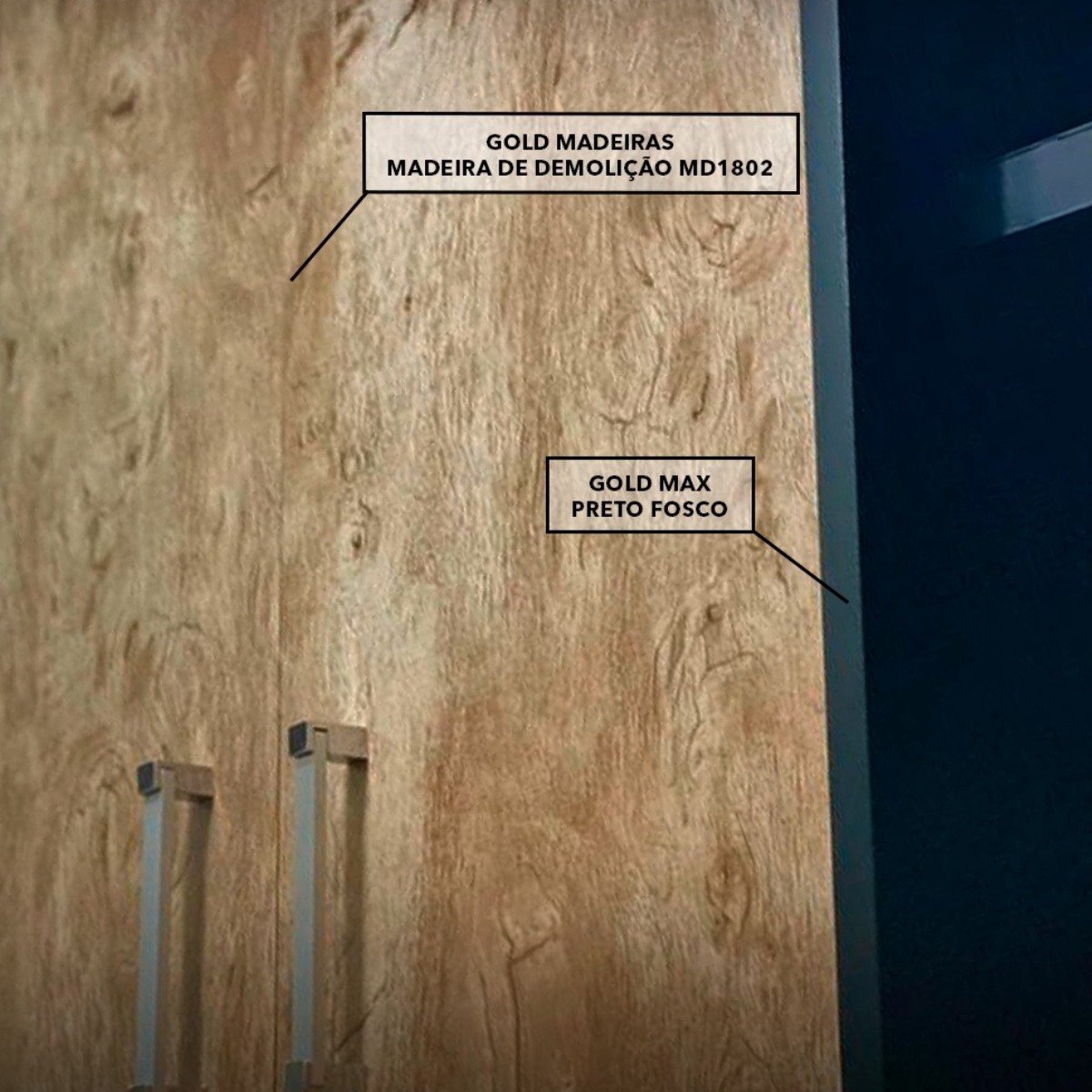 Adesivo Móveis Paredes Gold Madeira Md1802 - Pantone 7504C 200X60Cm ...