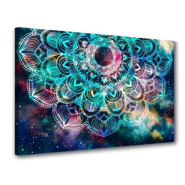 Quadro Decorativo Mandala Colorida 386 | MadeiraMadeira