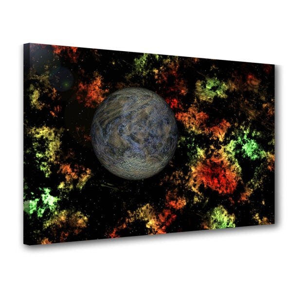 Quadro Decorativo O Mundo em Seu Ambiente | MadeiraMadeira