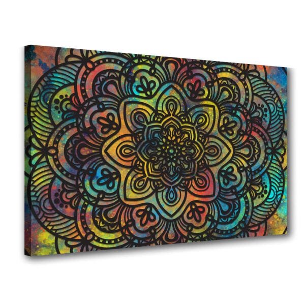 Quadro Decorativo Mandala 416 | MadeiraMadeira