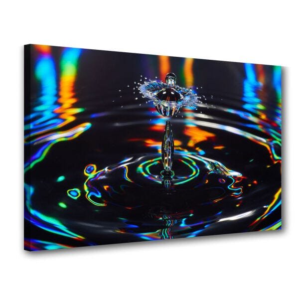 Quadro Decorativo Color Respingo | MadeiraMadeira