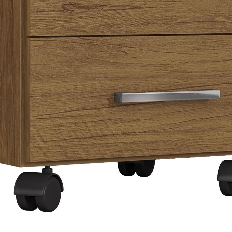 Gaveteiro Petrópolis 3 Gavetas Freijó - PR Móveis | MadeiraMadeira