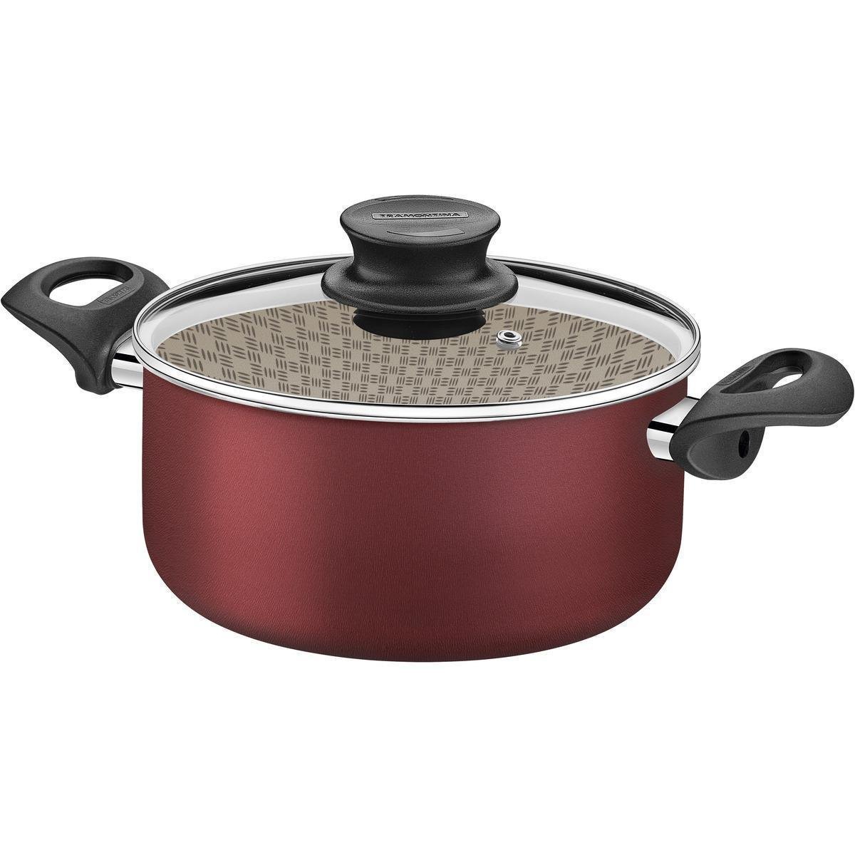 Panela De Arroz Antiaderente Tramontina 28Cm Paris 8 Litros ...