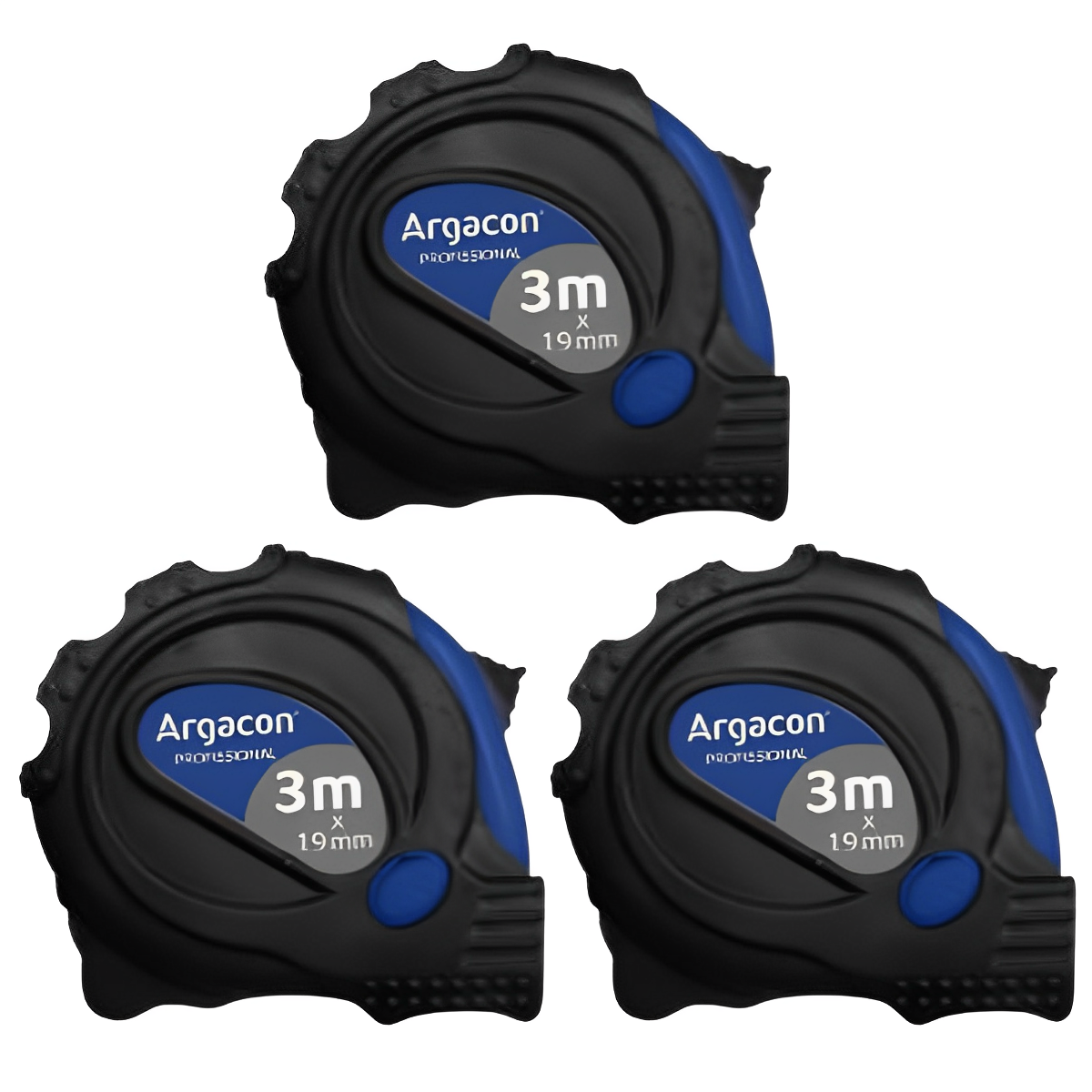 Trena Aço Fita Metálica Profissional 3m com Trava Kit 3 Unid ...