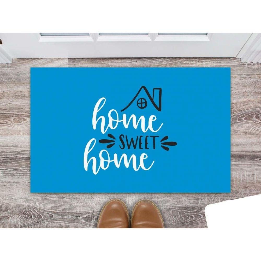 Tapete Home Sweet Home Azul | MadeiraMadeira