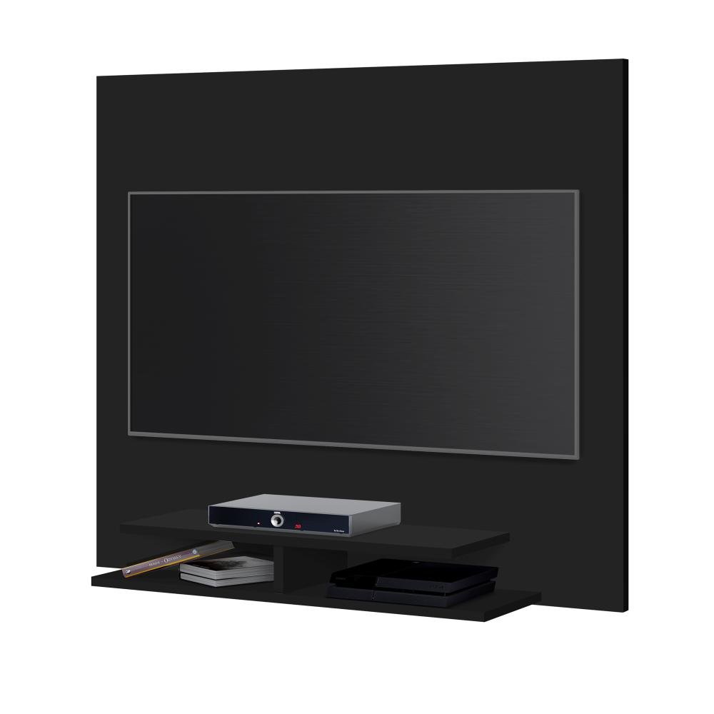 Painel Tv 32 Polegadas Prateleira Porta Objetos Decoração Sala Quarto ...